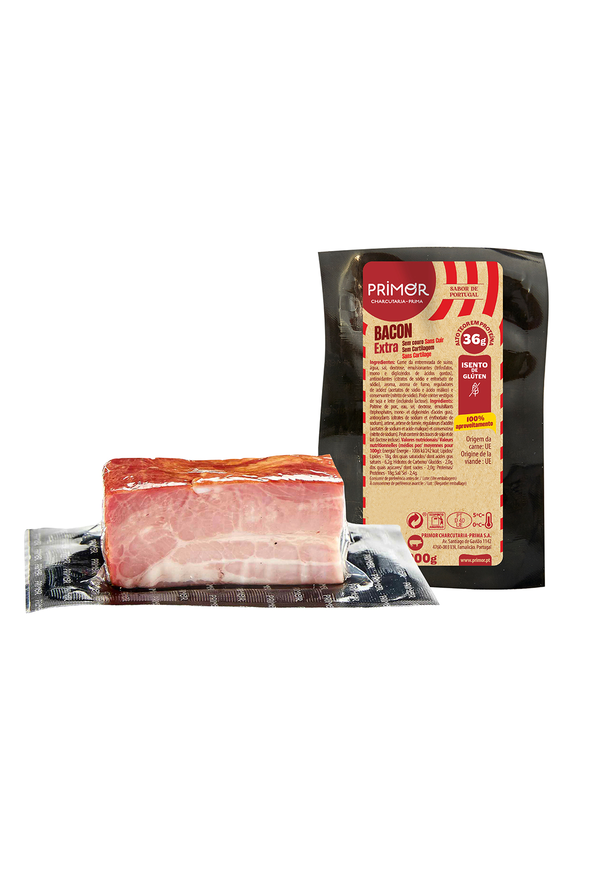 Bacon Extra Naco - Primor - Charcutaria Prima