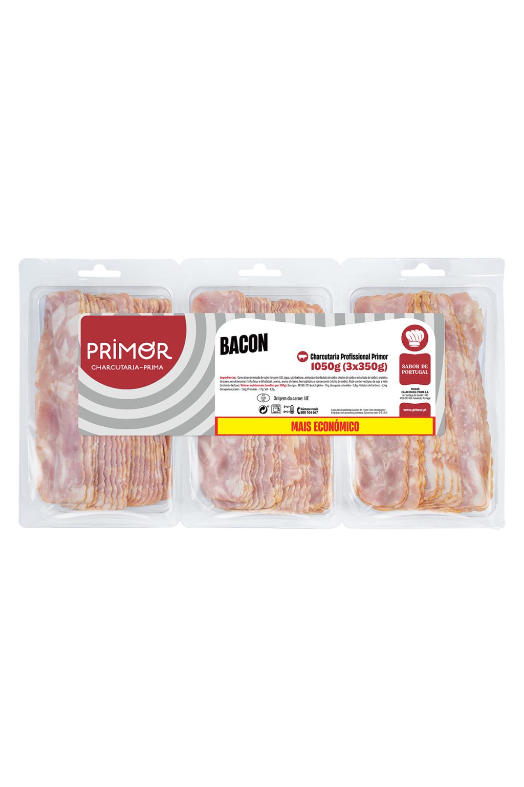 Bacon Mais Economico - Primor - Charcutaria Prima